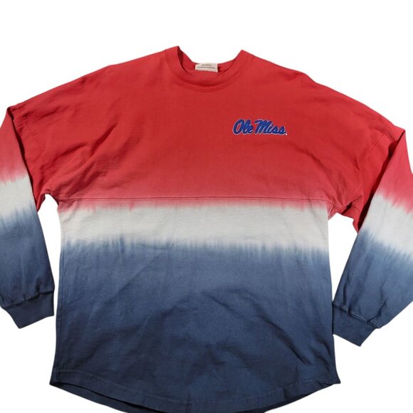 Spirit | Shirts | Ole Miss Spirit Jersey Shirt Adult Small Long Sleeve ...